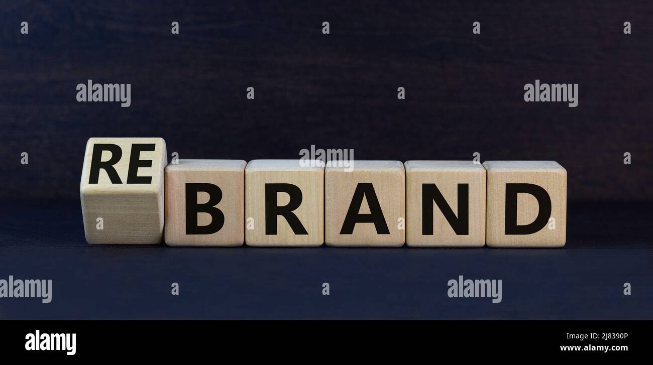 Time to rebrand symbol. Turned wooden cubes and changed the concept ...