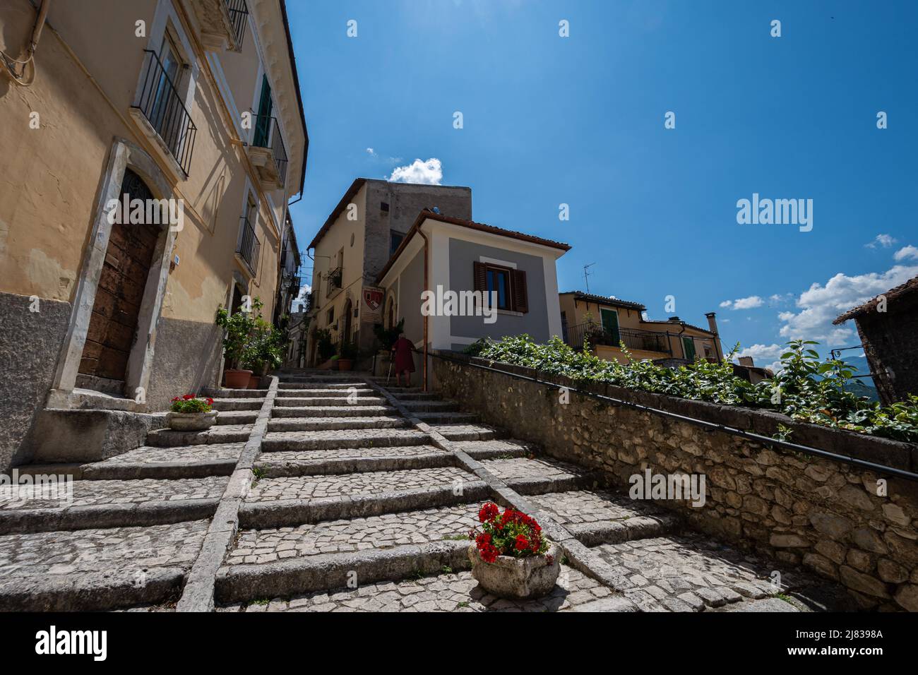 Pacentro, L'Aquila, Abruzzo. Ancient medieval town, known for its ...