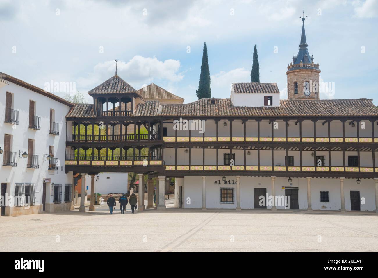 Plaza Mayor. Tembleque, Toledo province, Castilla La Mancha, Spain ...