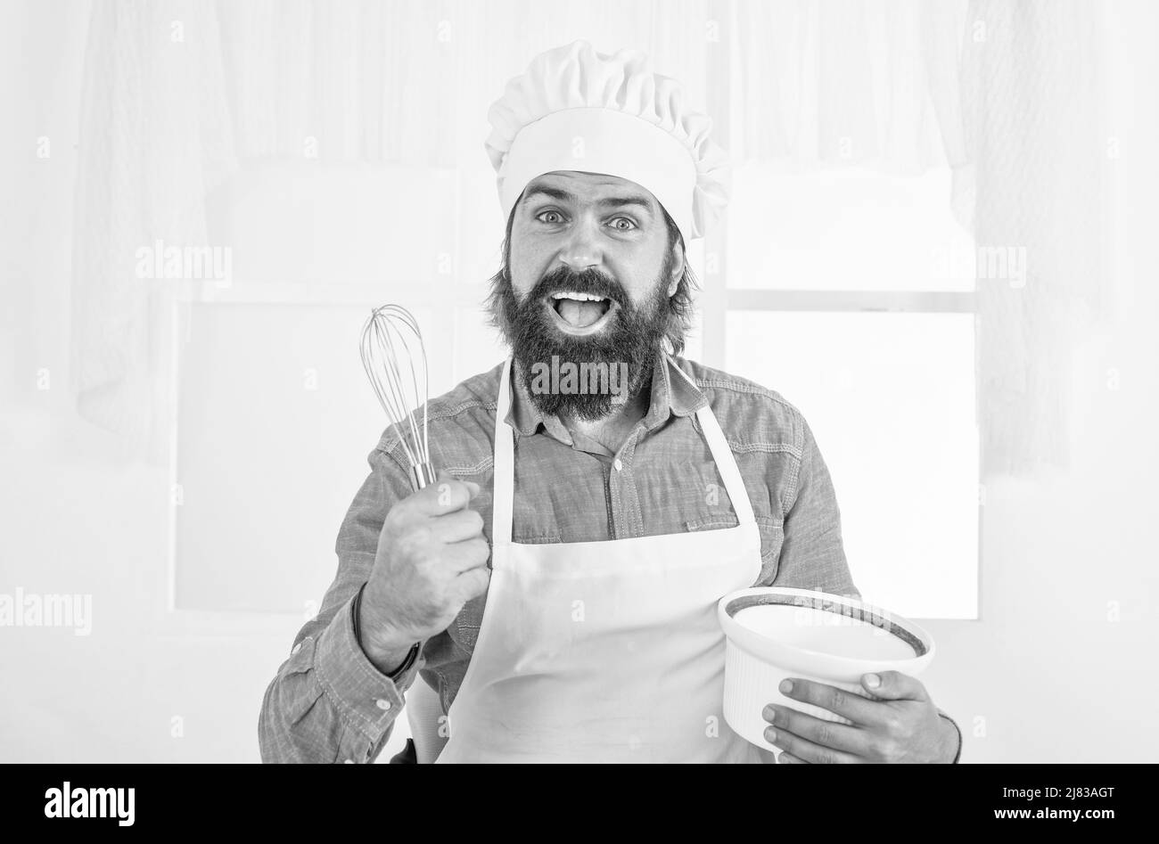 Male chef utensils in Black and White Stock Photos & Images - Alamy