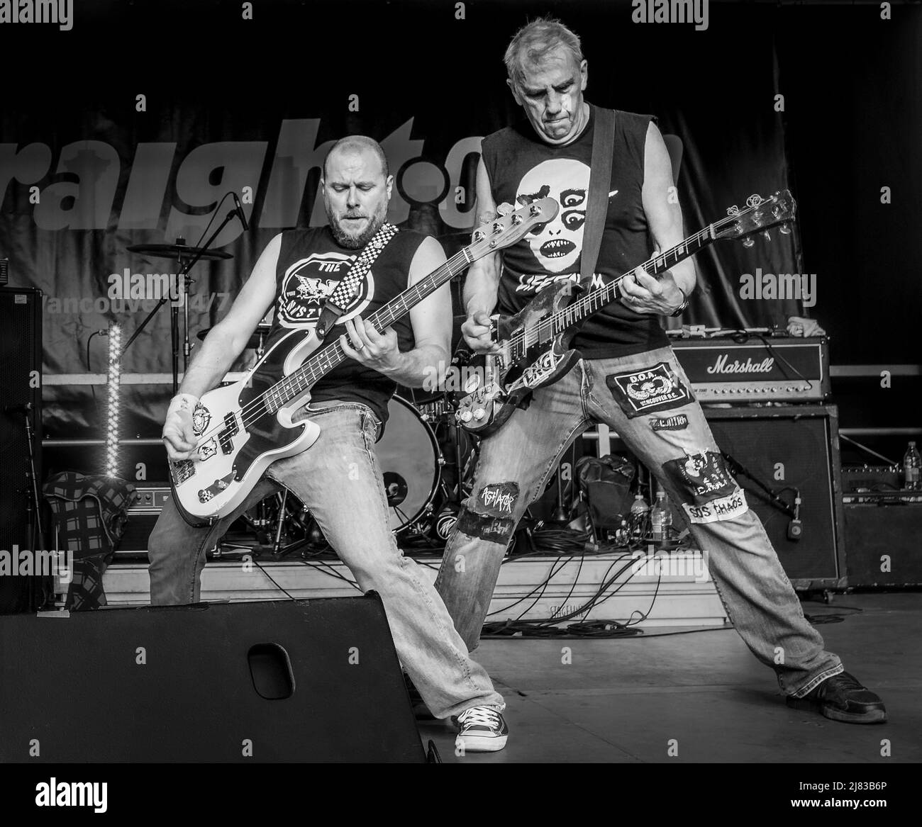 Punk Rock Band D.O.A rock the Khatsahlano Festival, Kitsilano ...