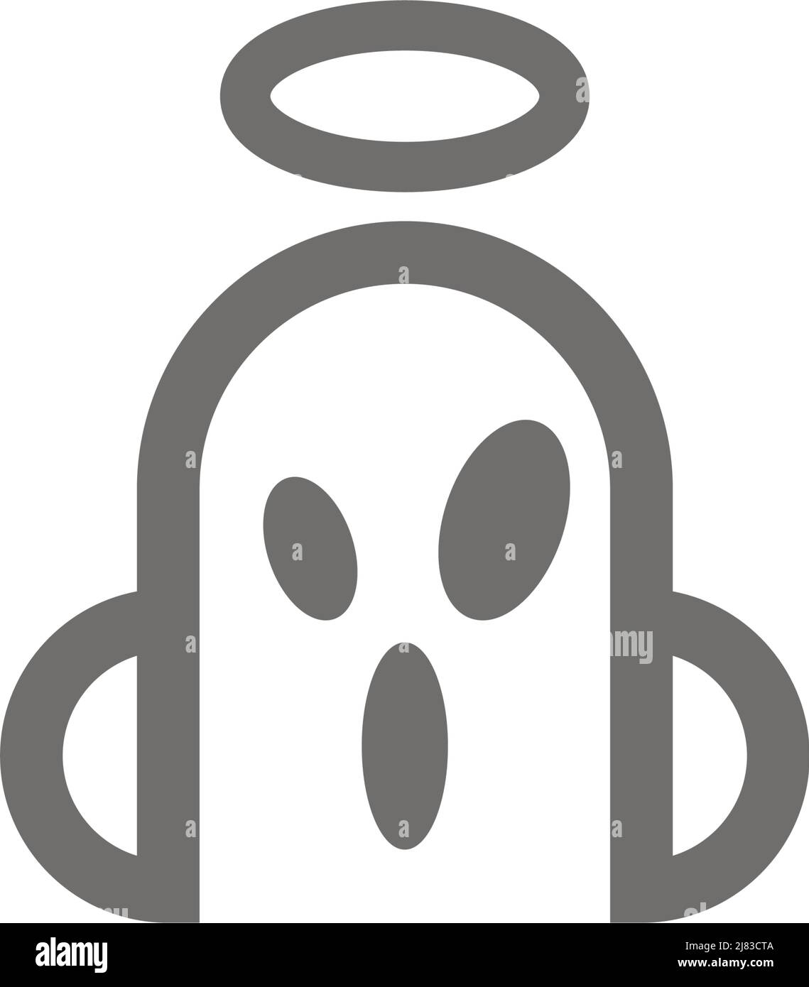 Ghost logo icon design illustration template vector Stock Vector Image ...