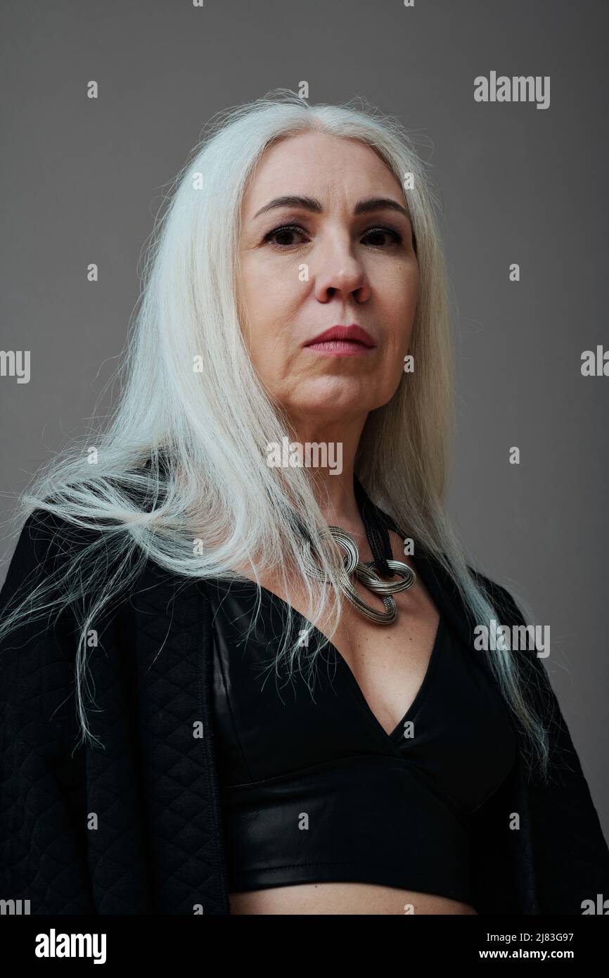 Mature goth hi-res stock photography and images - Alamy