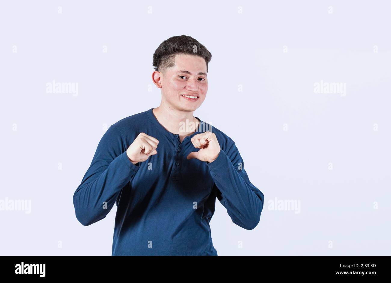 Smiling man pointing at himself, a person who smiles pointing at ... Smiling man pointing at himself, a person who smiles pointing at ...
