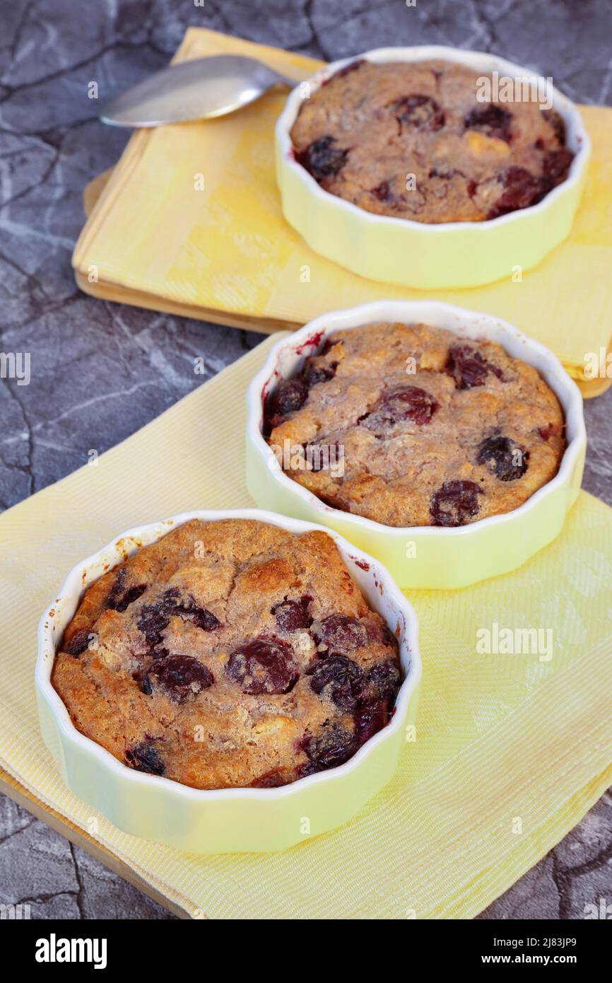 Swabian cuisine, simple cherry pudding, poor people's food, leftovers ...