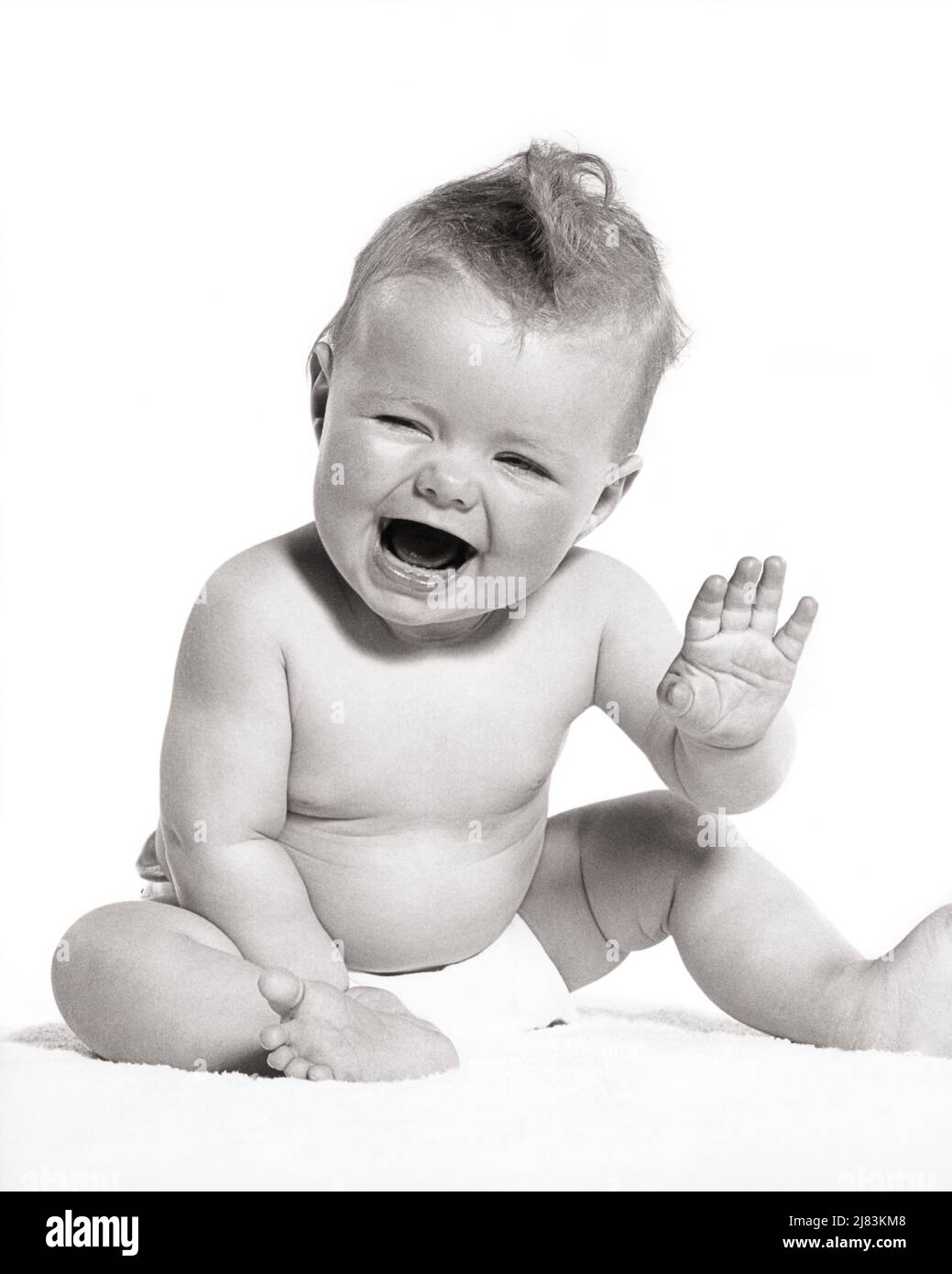 Left hand raised hi-res stock photography and images - Alamy