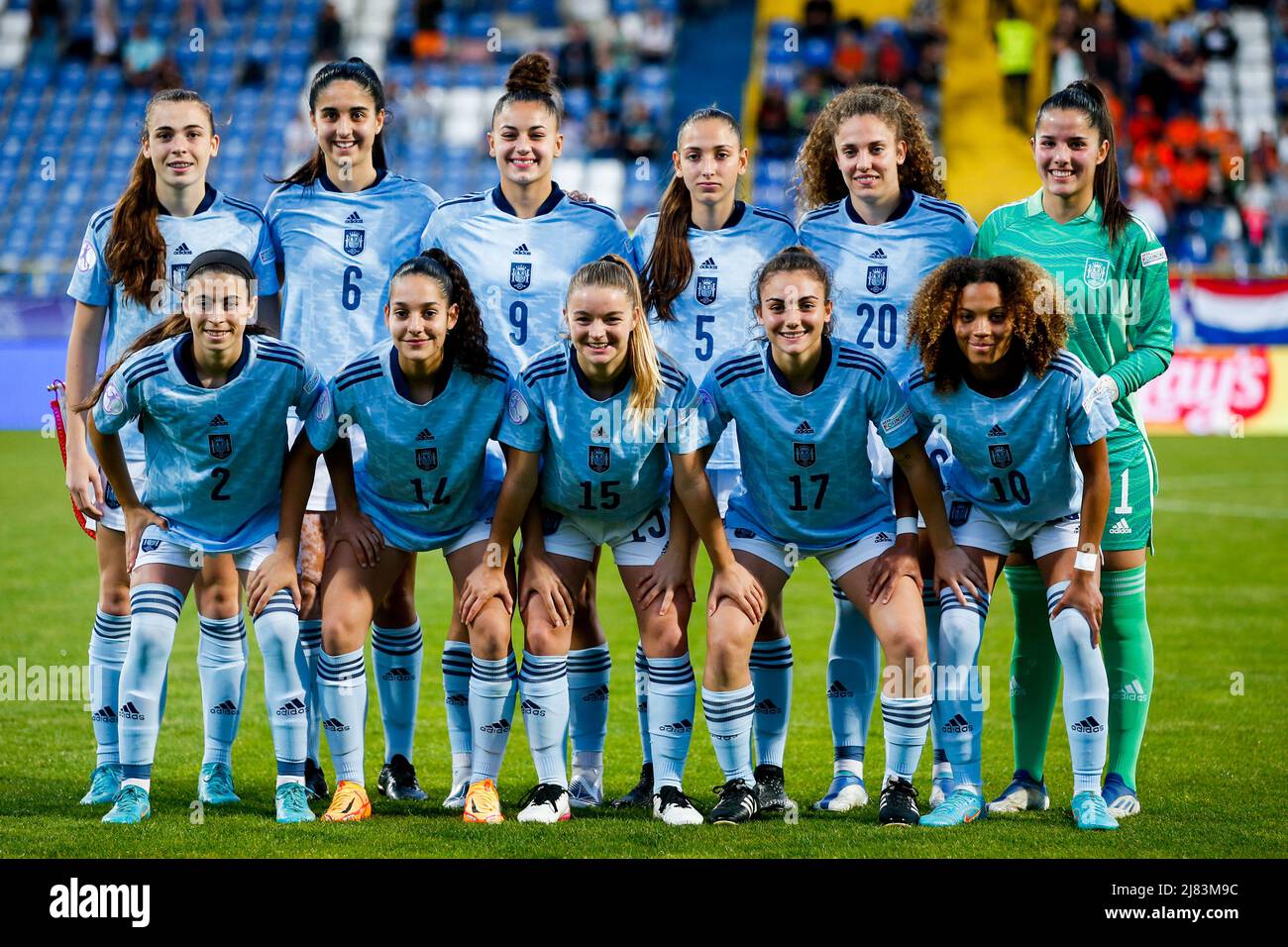 SARAJEVO, BOSNIA-HERZEGOVINA - MAY 12: Lucia Corrales, Marina Artero ...