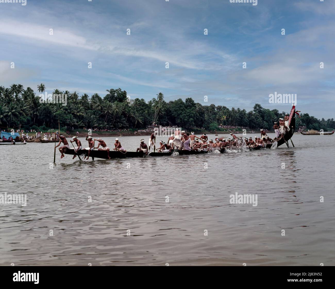 Aranmula boat race during Onam festival near Haripad, kerala, India ...