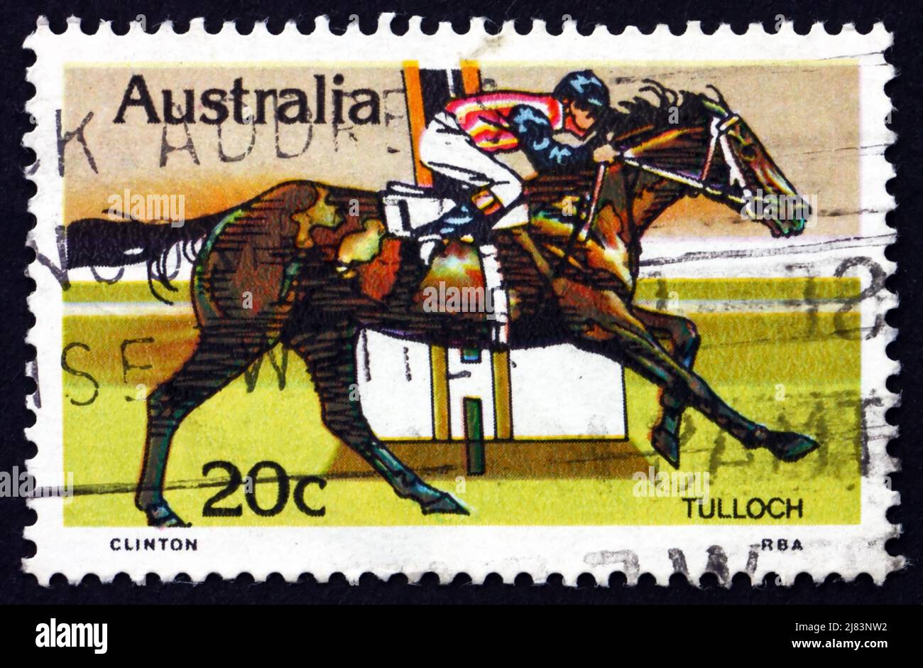 AUSTRALIA - CIRCA 1978: a stamp printed in the Australia shows Tulloch ...