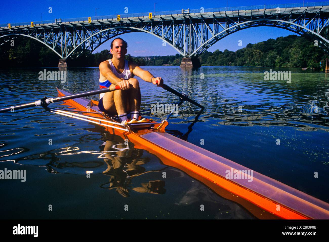 Old fashioned bridge male athlete hi-res stock photography and images ...