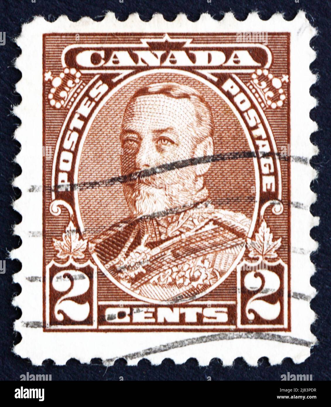 Canada george king stamp hi-res stock photography and images - Alamy
