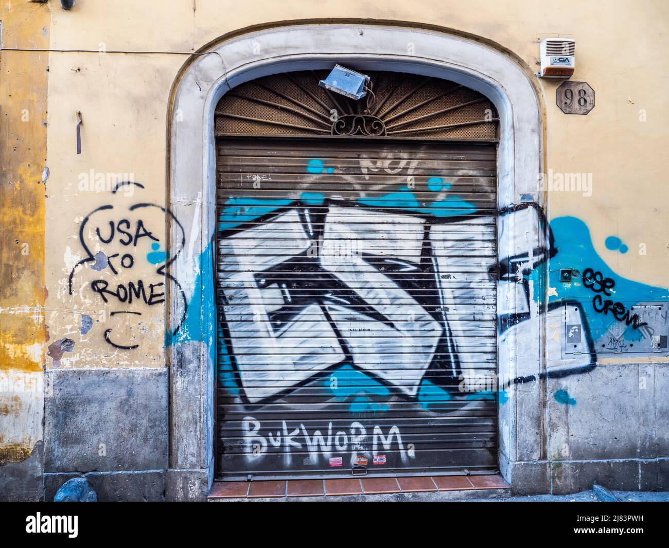 Graffiti, Rome, Lazio, Italy Stock Photo - Alamy