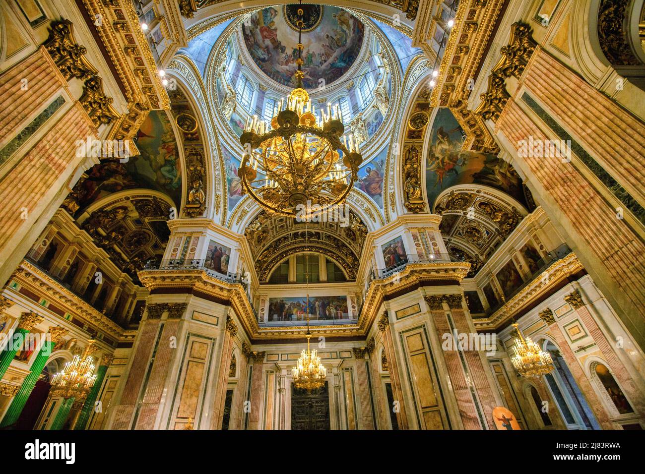 St isaac cathedral interior hi-res stock photography and images - Alamy