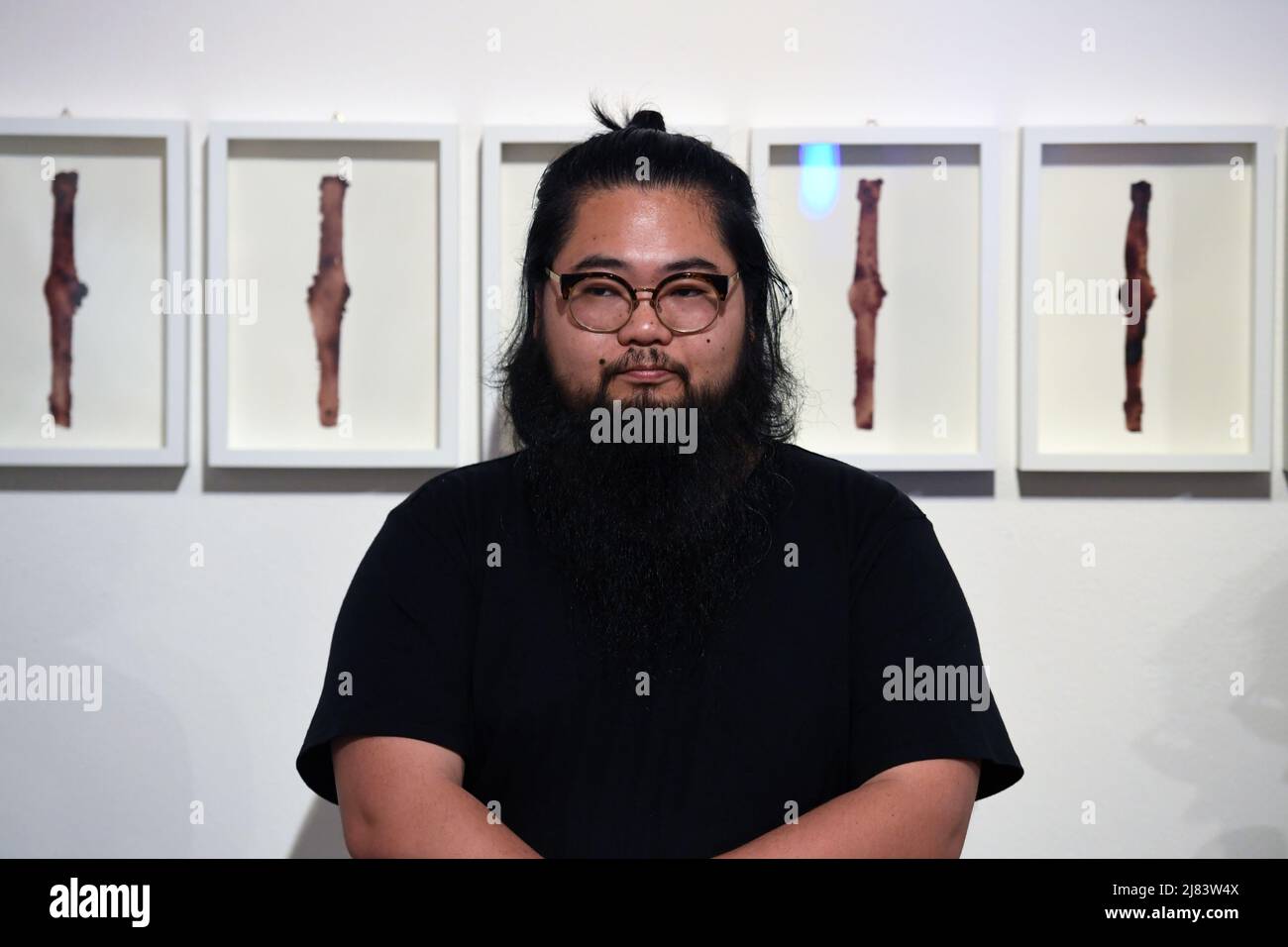 Prague, Czech Republic. 12th May, 2022. The exhibition of the works by ...