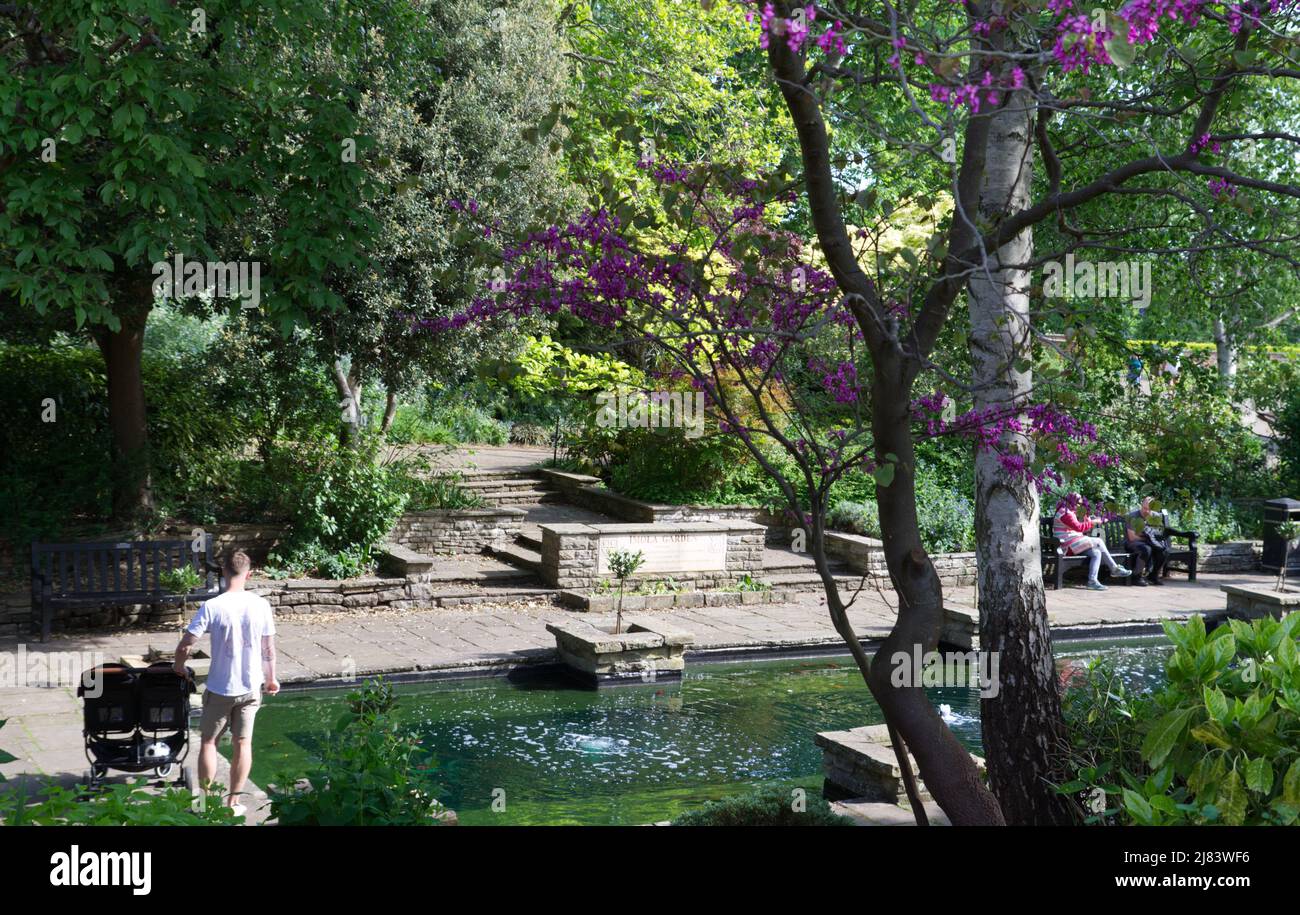 The Imola pond in the Castle Park, Colchester Stock Photo - Alamy