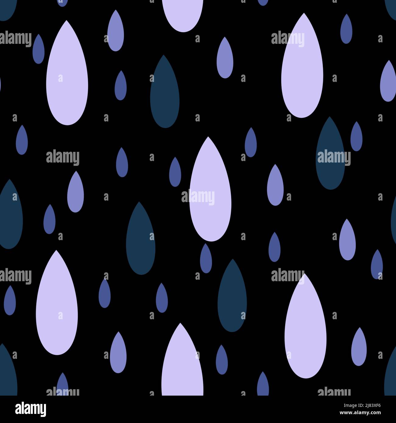 Kids seamless water drops pattern for fabrics and textiles and linens ...
