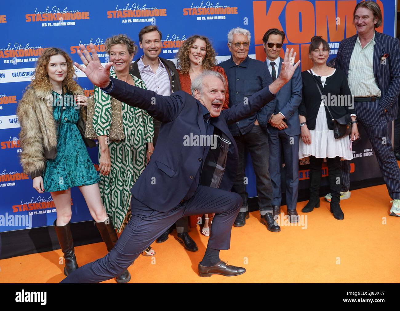 Berlin, Germany. 12th May, 2022. Director Leander Haußmann (M) and ...