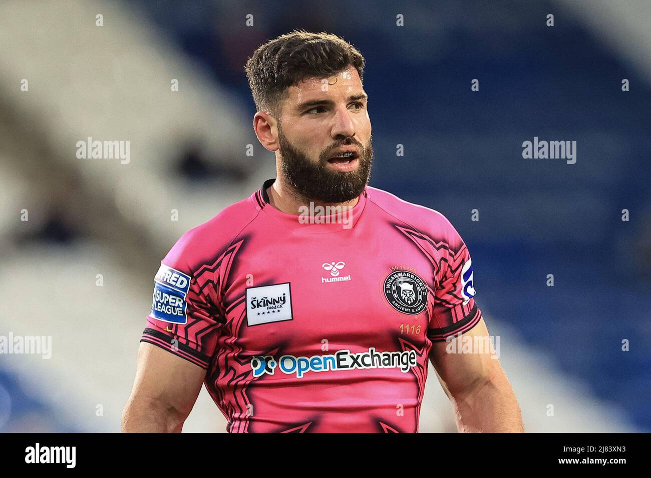 Abbas Miski #24 of Wigan Warriors during the game Stock Photo - Alamy