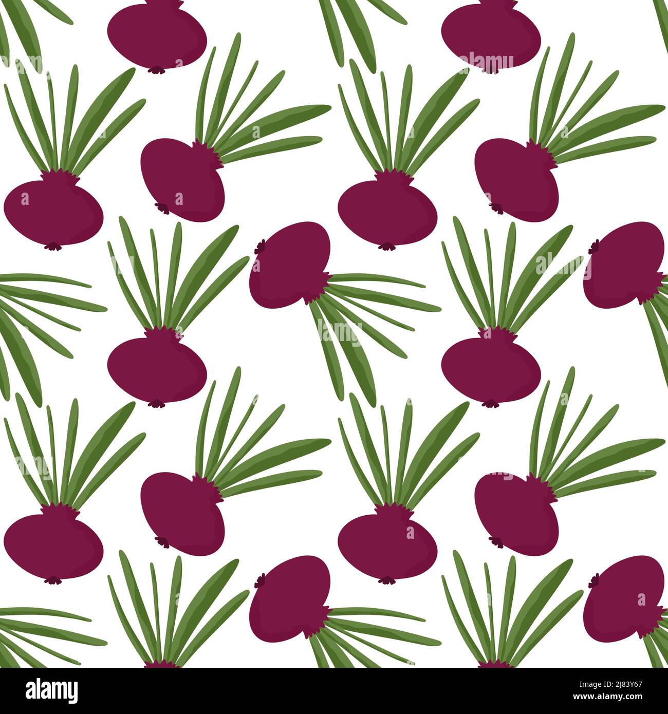 Vegetable seamless onion pattern for fabrics and packaging and gifts ...