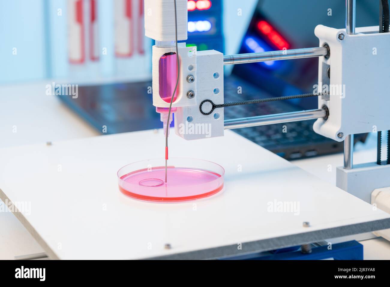 Equipment for genetic research. Medicine PCR robotics. DNA diagnostics ...