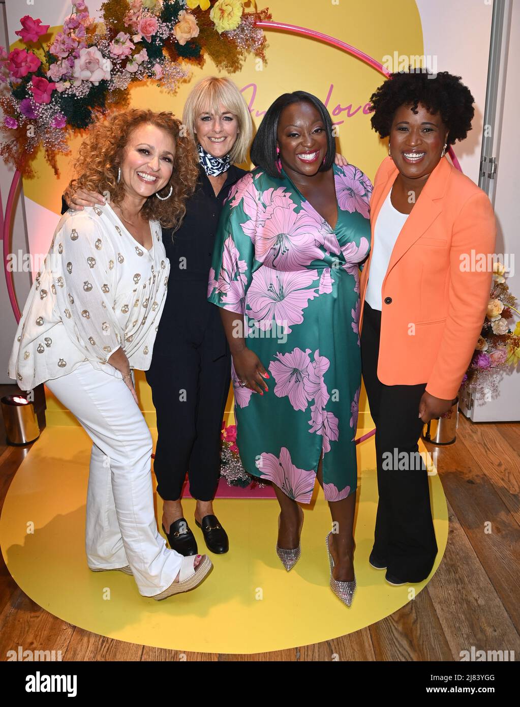 EDITORIAL USE ONLY Nadia Sawalha, Jane Moore, Judi Love and Charlene ...