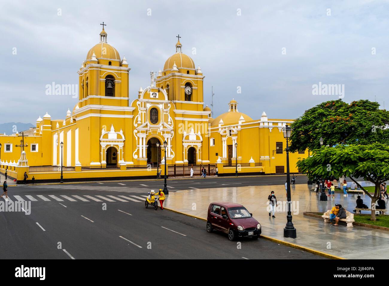 Trujillo Cathedral, Plaza De Armas, Trujillo, La Libertad Region, Peru ...