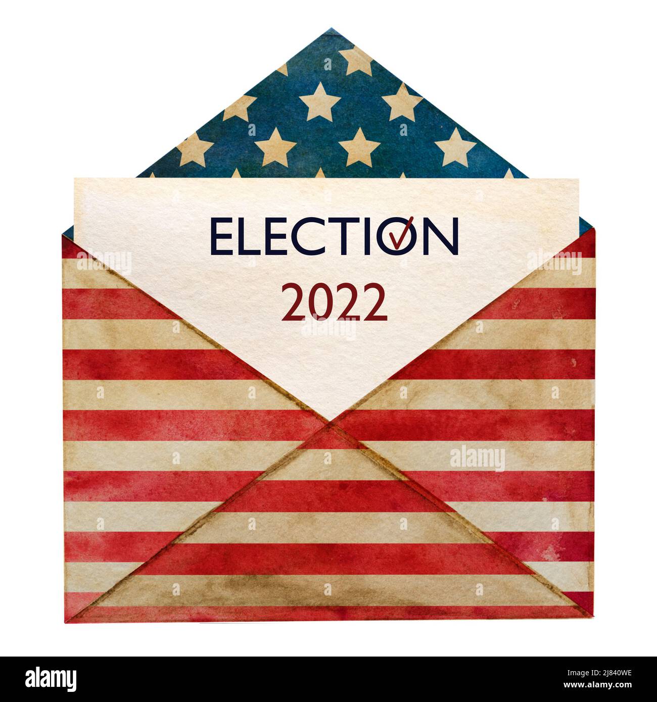 Voter invitation card Cut Out Stock Images & Pictures - Alamy