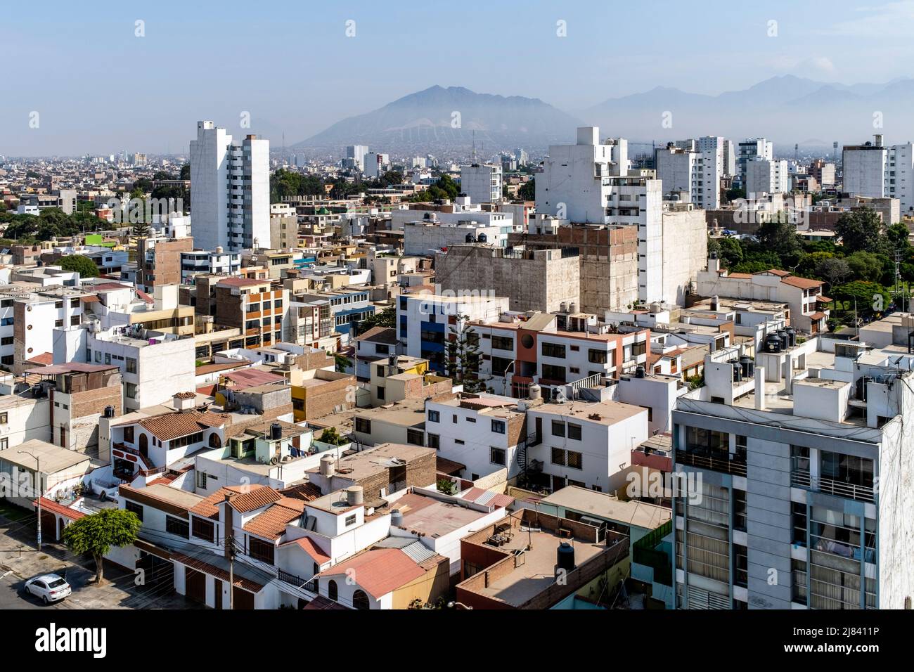 The Skyline Of The City Of Trujillo, La Libertad Region, Peru Stock ...