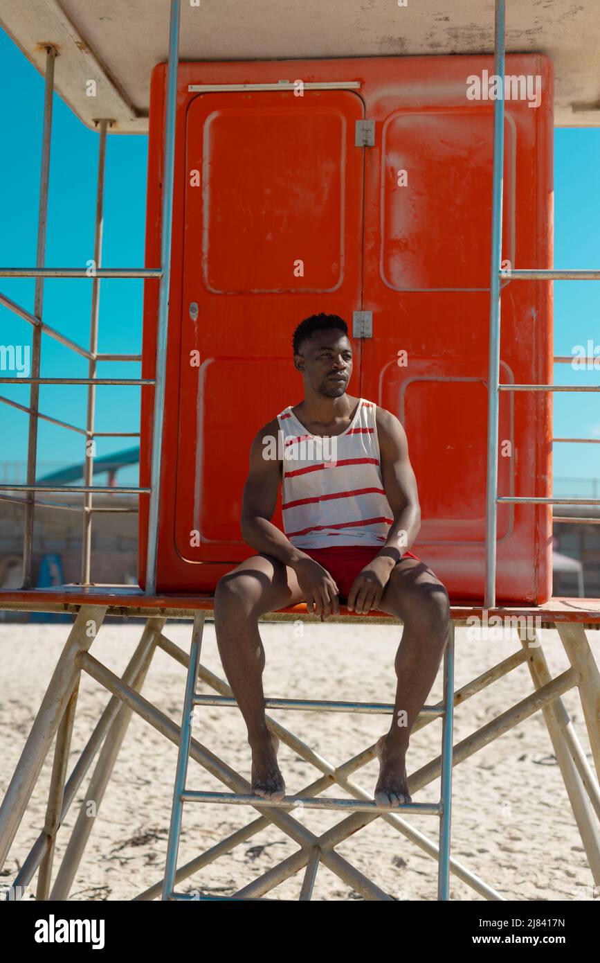 African lifeguard man hi-res stock photography and images - Alamy