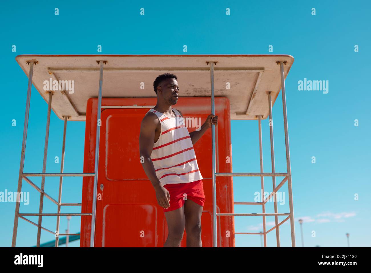 African american sun protection hi-res stock photography and images - Alamy