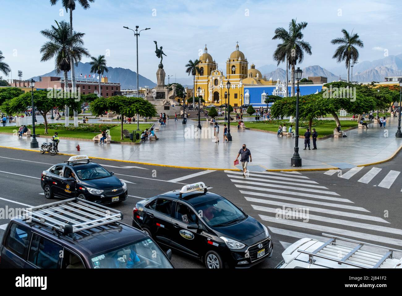 The Plaza De Armas, Trujillo, La Libertad Region, Peru Stock Photo - Alamy