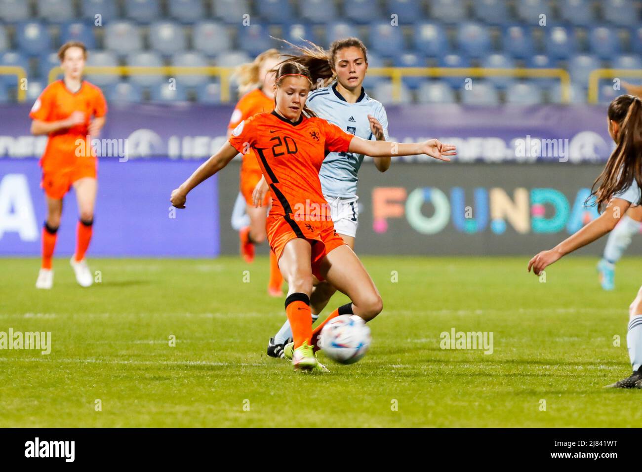 SARAJEVO, BOSNIA-HERZEGOVINA - MAY 12: Aniek Janssen of The Netherlands ...