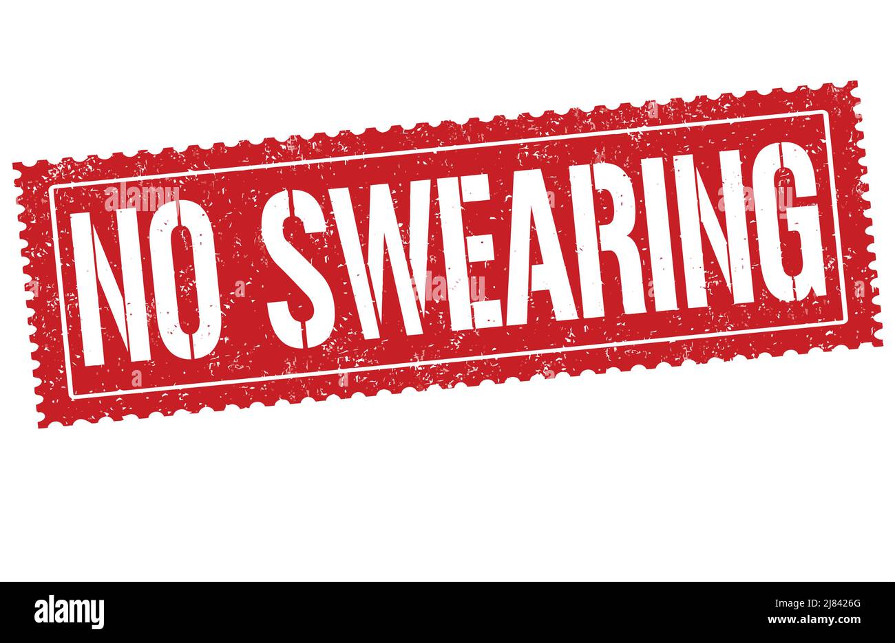 No Swearing Sign