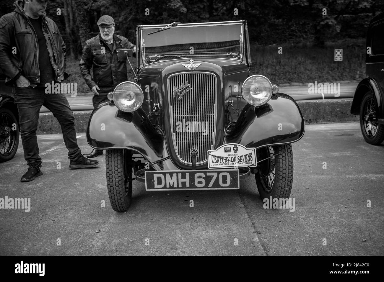 The Pre War Austin 7 car club members taking part in the ‘Century of ...