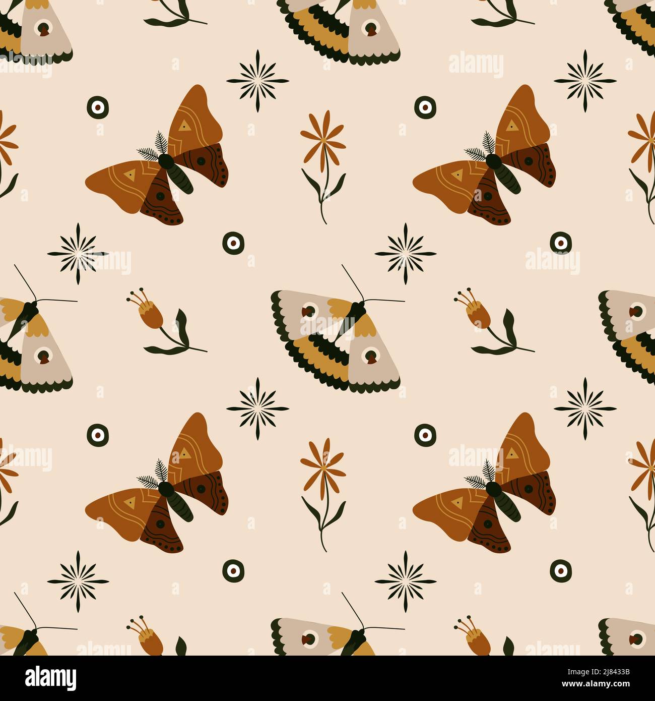 Moth pattern hi-res stock photography and images - Alamy