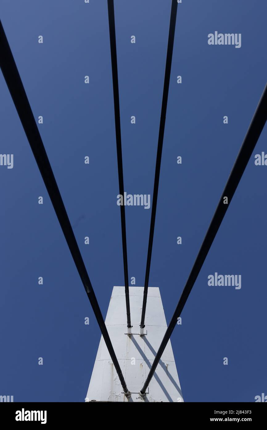 Architectural Composition With Lines And Blue Sky Architectural Composition With Lines And Blue