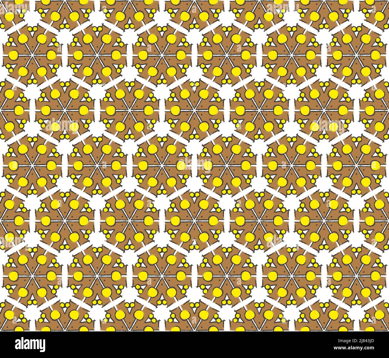 Hexagonal symmetry Cut Out Stock Images & Pictures - Alamy