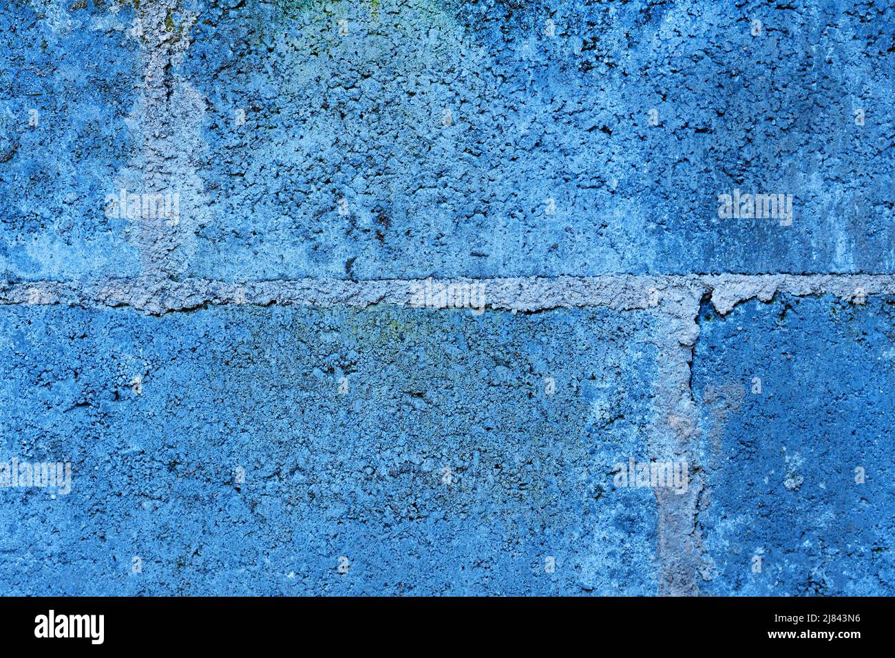 Blue cement stone wall background Stock Photo - Alamy