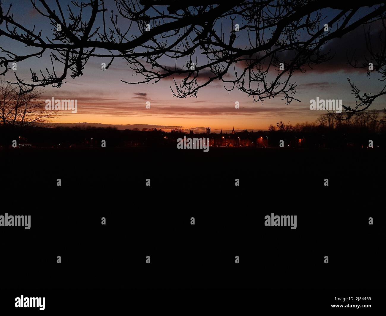 Oxford university sunset hi-res stock photography and images - Alamy