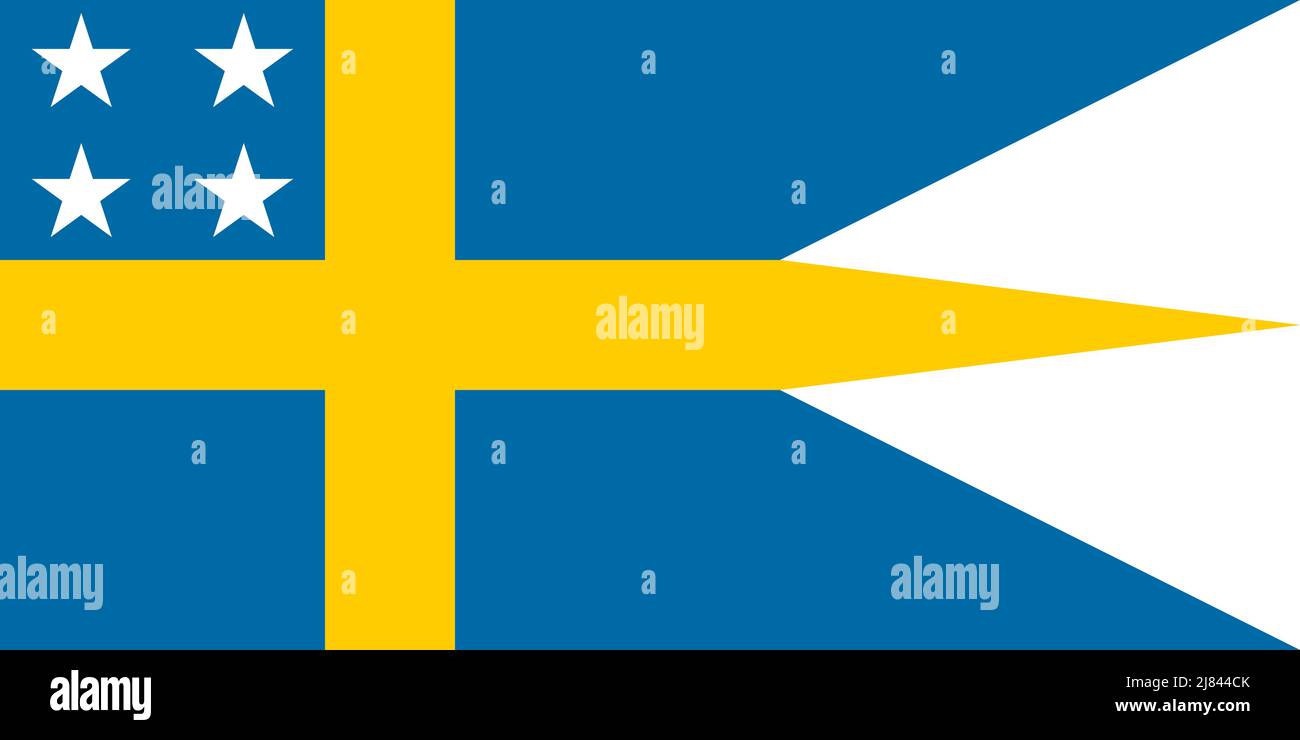 Top view of flag Naval Rank Sweden Amirals, Sweden. Swedish travel and ...