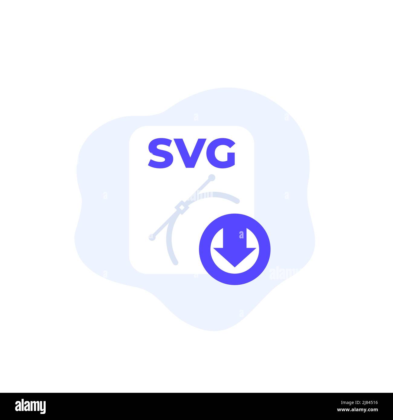 SVG file download icon for web Stock Vector Image & Art - Alamy