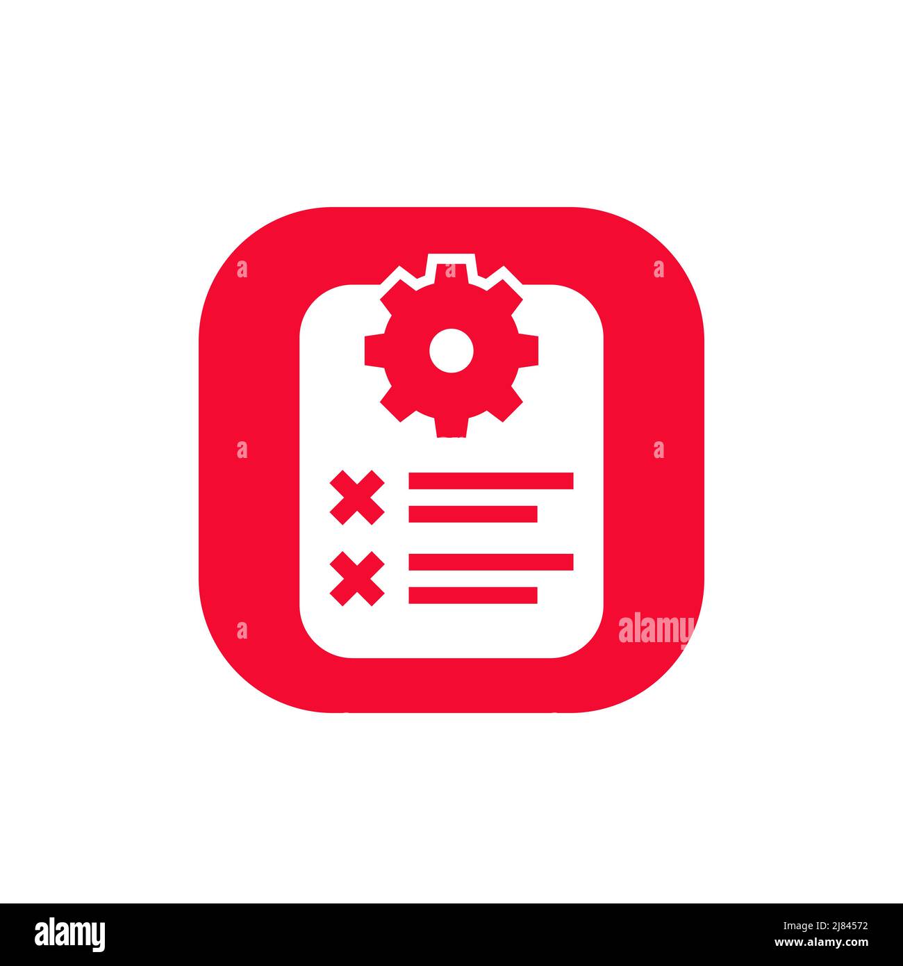 errors in process, report, failed test icon Stock Vector Image & Art ...