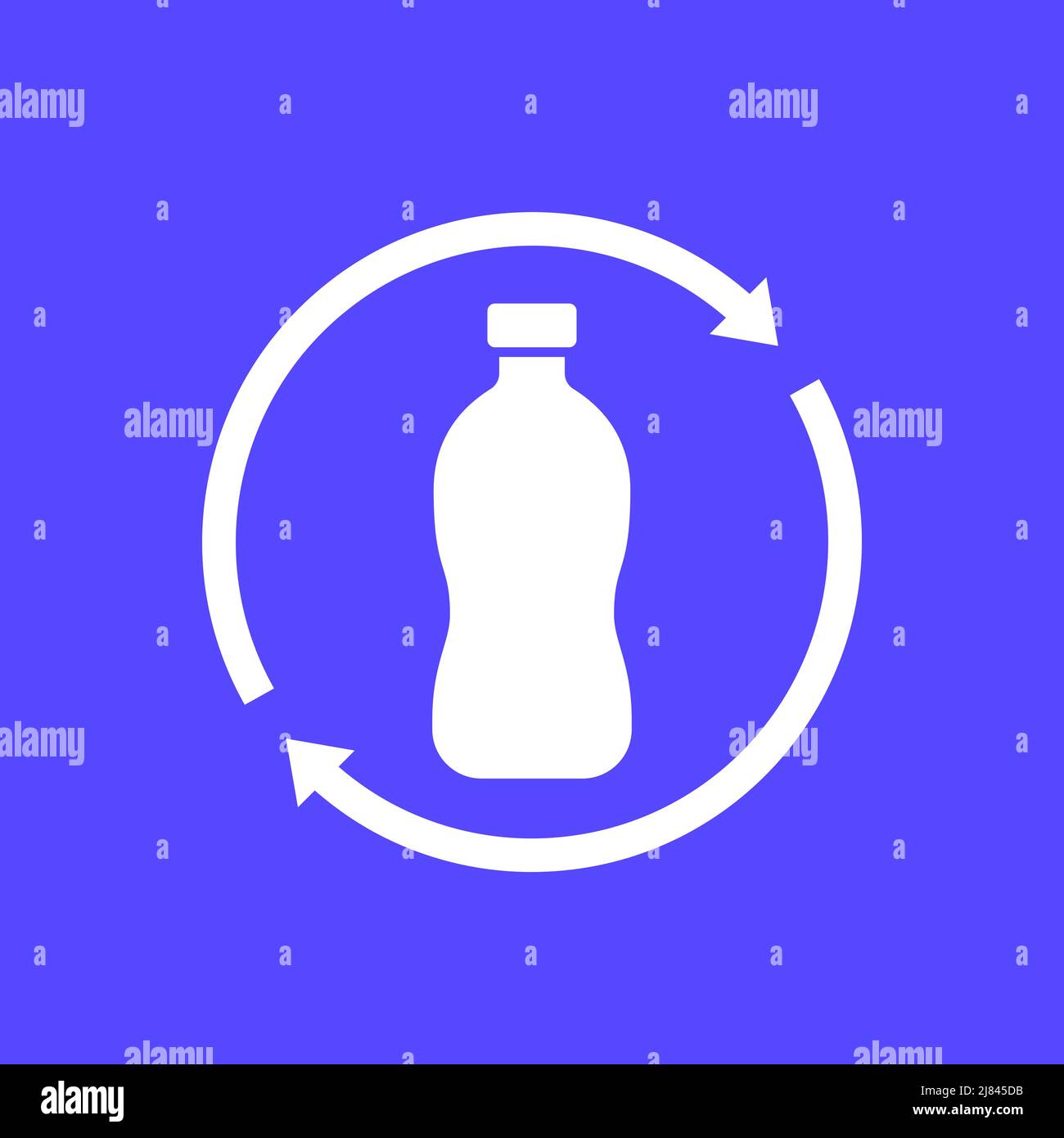 plastic bottle recycling vector icon Stock Vector Image & Art - Alamy