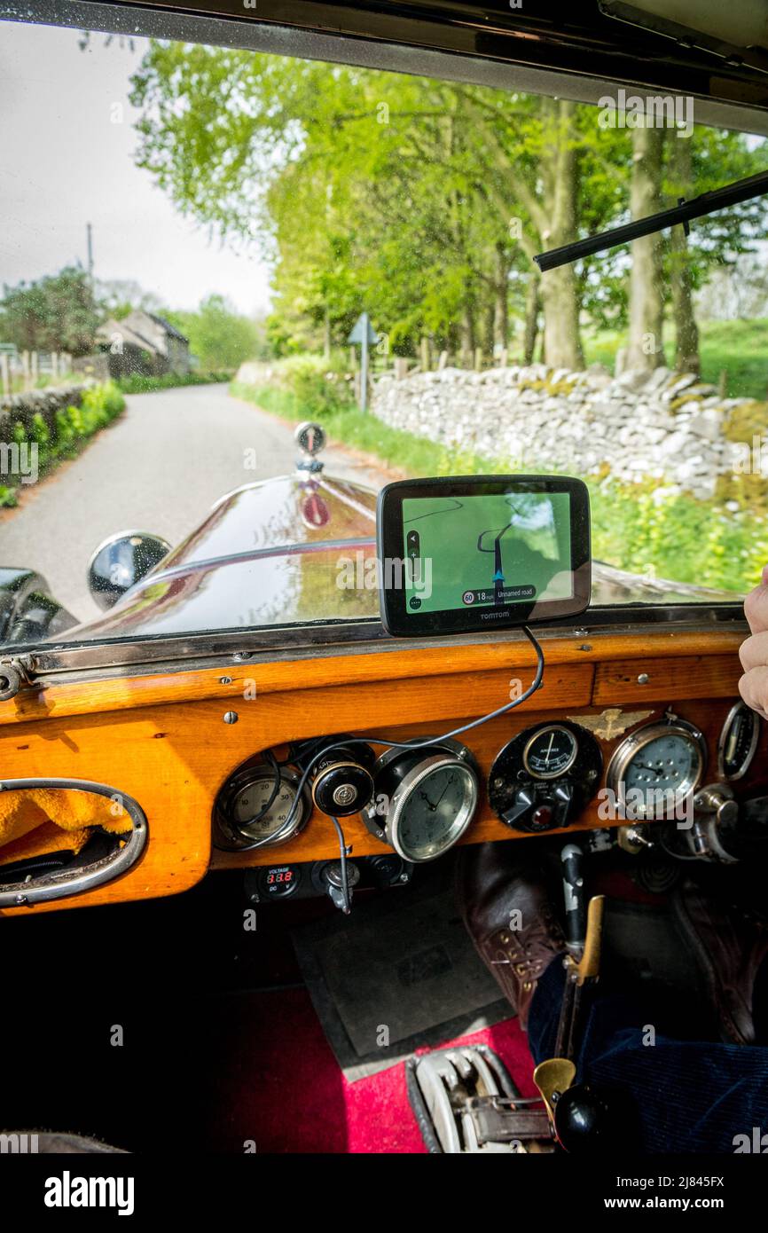 The Pre War Austin 7 car club members taking part in the ‘Century of ...