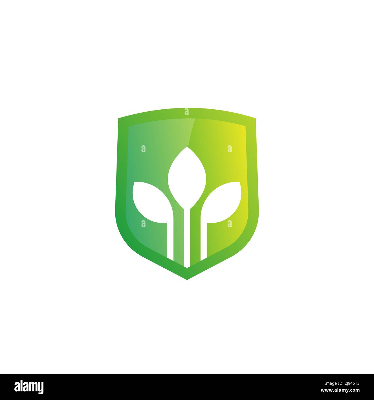 crop protection vector logo with green shield Stock Vector Image & Art ...