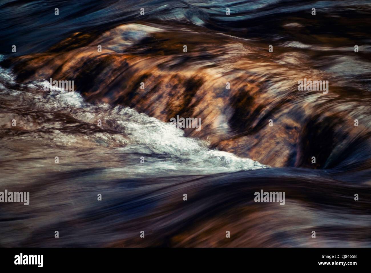 abstract background nature autumn waves on the river Stock Photo - Alamy