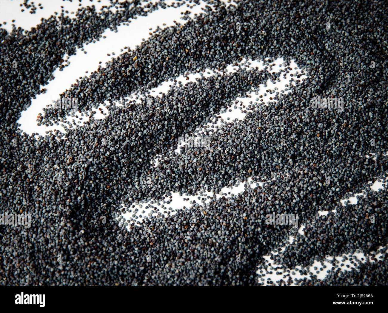 texture or background of poppy seed blue Stock Photo - Alamy