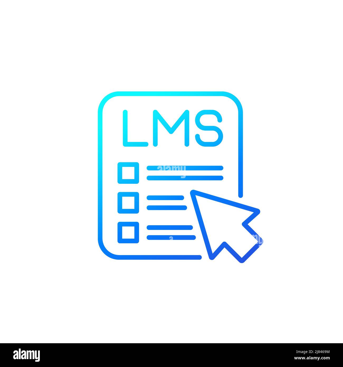 LMS line icon, Learning Management System Stock Vector Image & Art - Alamy