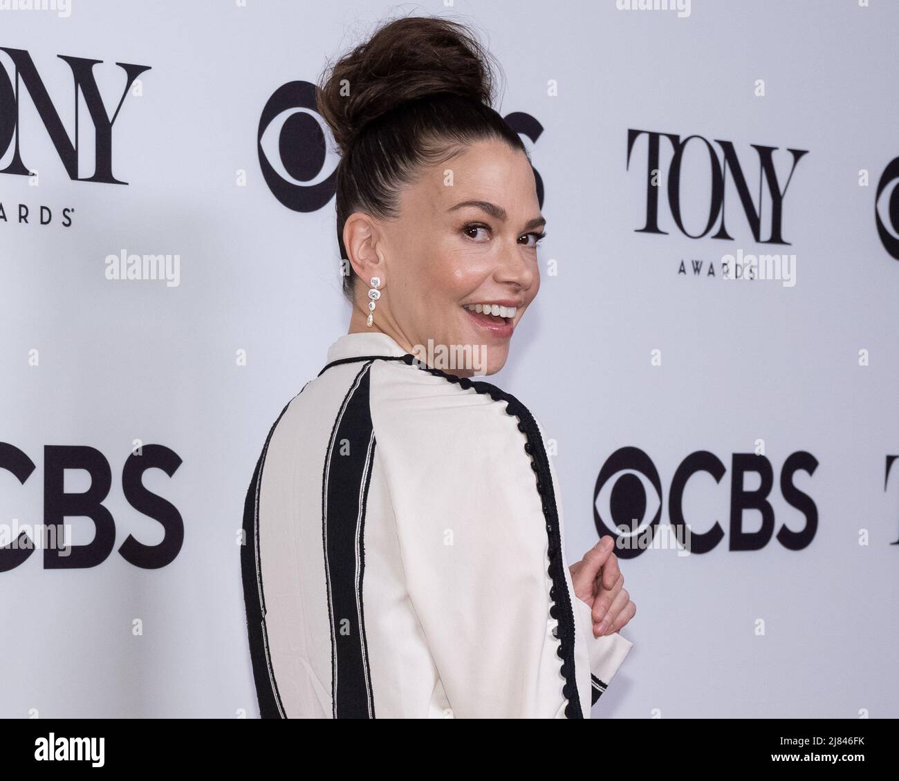 New York, United States. 12th May, 2022. Sutton Foster arrives at the ...