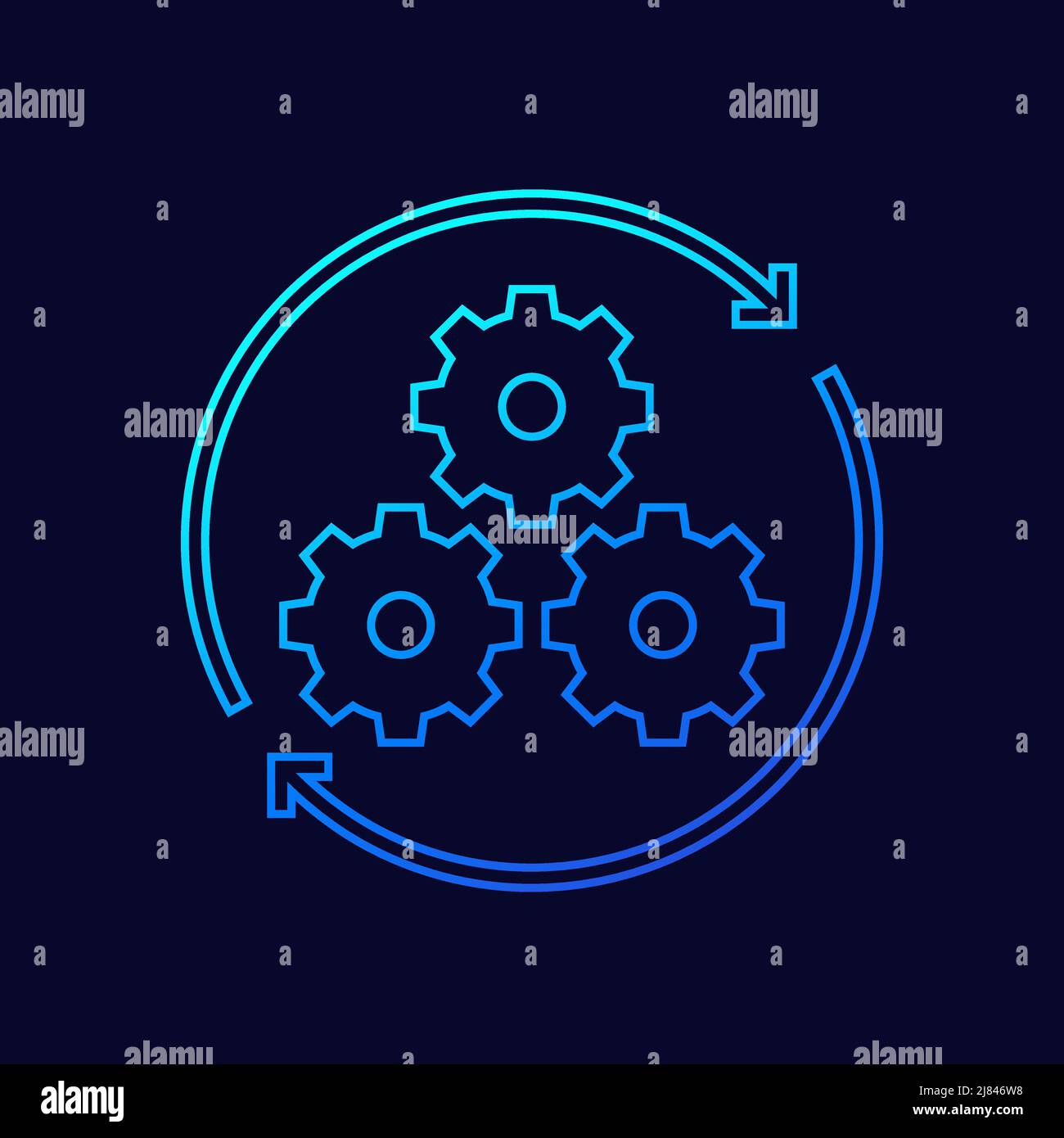 Operations optimization Stock Vector Images - Alamy